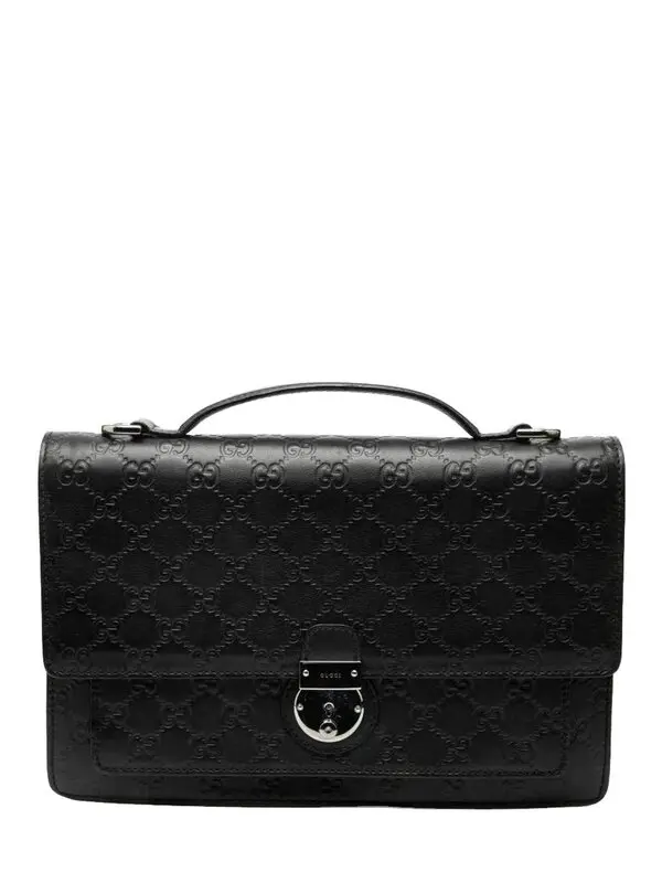 Gucci Ssima Satchel - Black