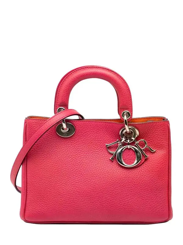 Dior 2014 Mini Diorissimo Satchel - Pink