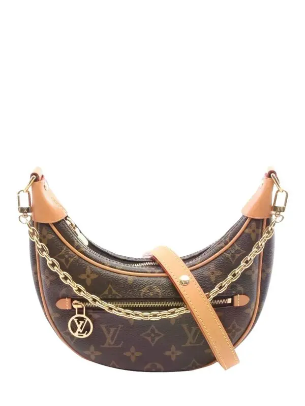 LOUIS VUITTON 2010-2026 Monogram Loop Shoulder Bag - Brown