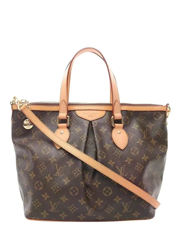 LOUIS VUITTON 2012 Monogram Palermo Pm Satchel - Brown