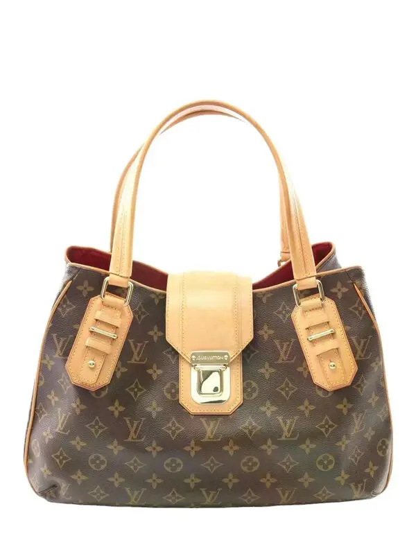 LOUIS VUITTON 2007 Monogram Griet Tote Bag - Brown