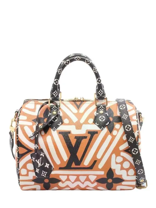 LOUIS VUITTON Monogram Giant Crafty Speedy Bandouliere 25 - Orange