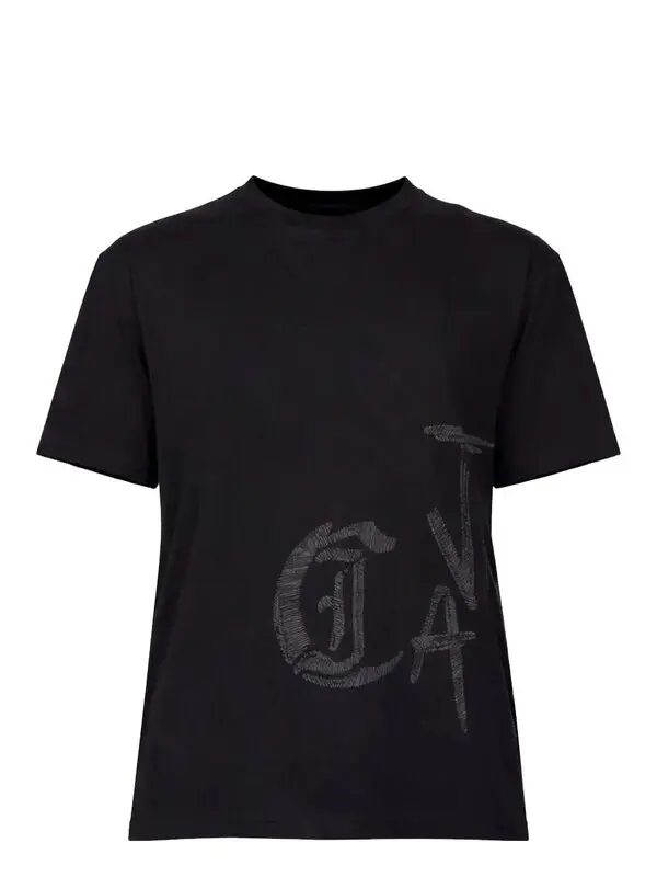 Just Cavalli Letter Graphic T-shirt - Black