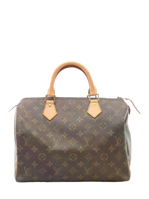 LOUIS VUITTON 2008 Monogram Speedy 30 Travel Bag - Brown