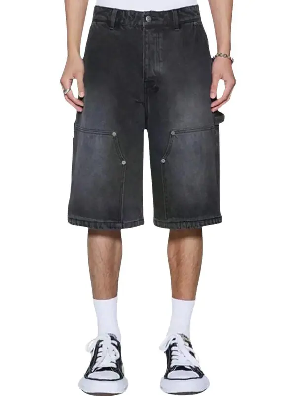 Ksubi Maxx Operator Denim Shorts - Black