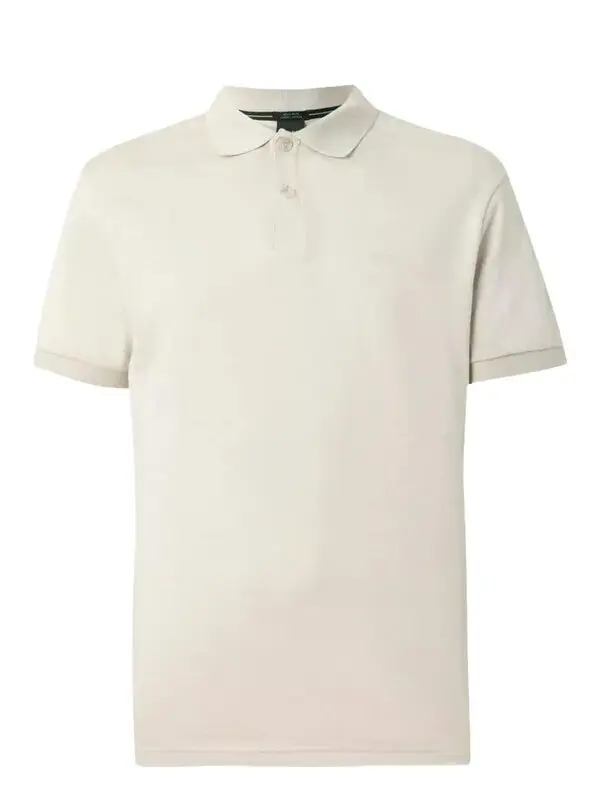 BOSS Button Polo Shirt - Neutrals