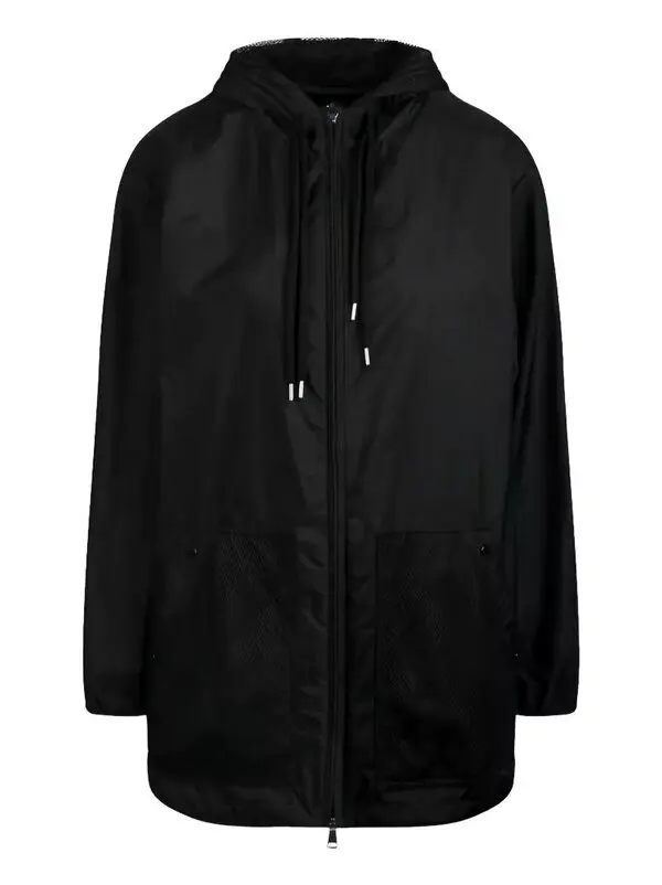 Moncler Hooded Coat - Black