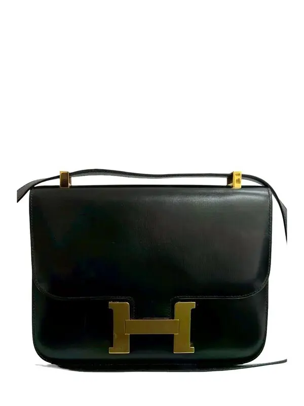 Hermès 1989 Box Calf Constance 23 Crossbody Bag - Black