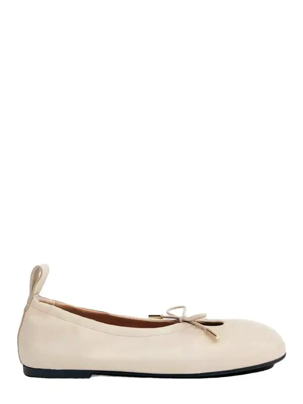 ALOHAS Rosalind Bow Ballet Flats - Neutrals