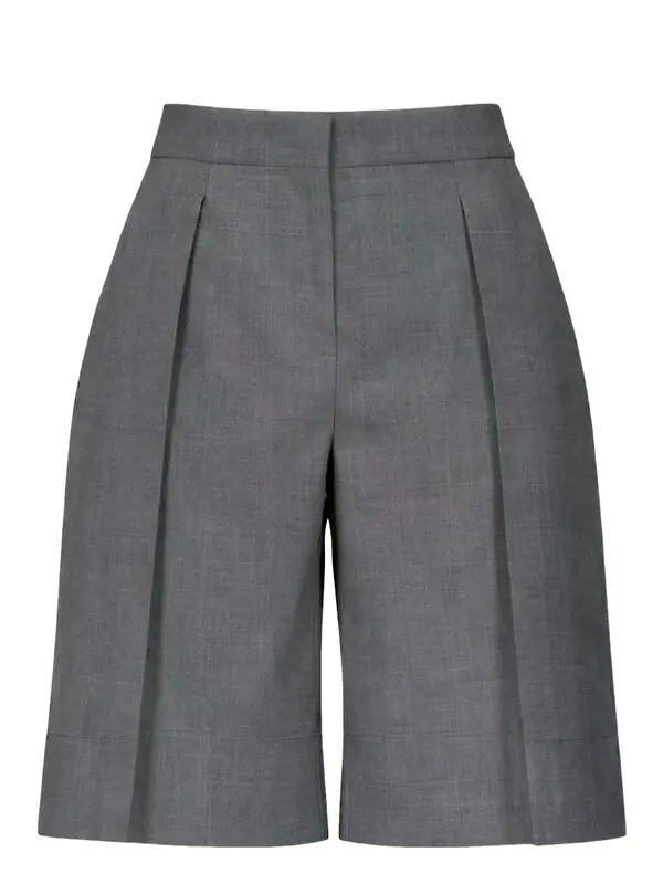 Vivetta Pleated Bermuda Shorts - Grey