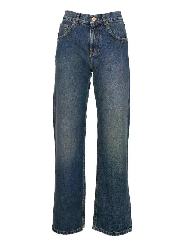 Aspesi Buttoned Jeans - Blue