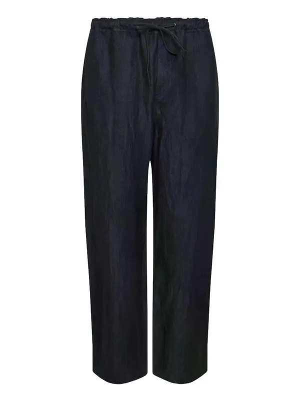 Studio Nicholson Sonny Drawstring Trousers - Blue