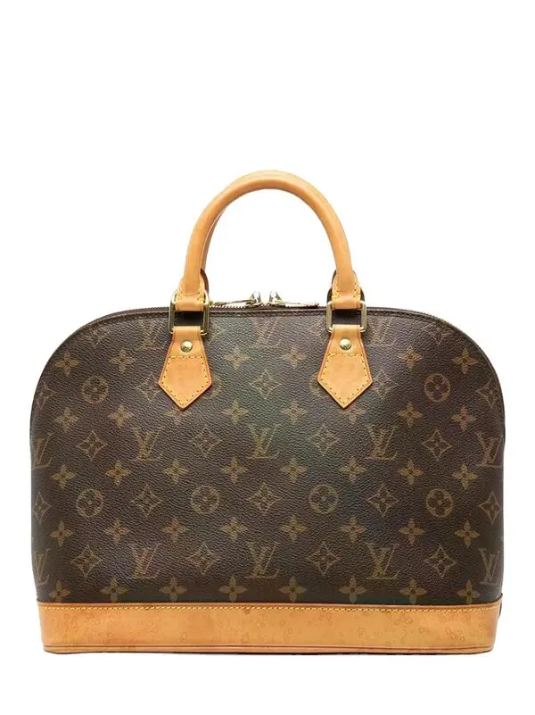 LOUIS VUITTON 2002 Monogram Alma Pm Handbag - Brown
