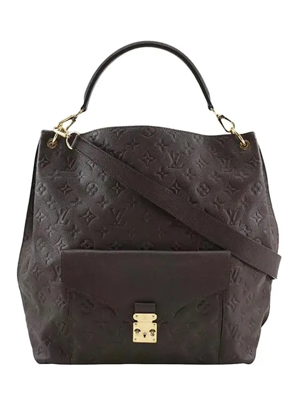 LOUIS VUITTON 2013 Monogram Empreinte Metis Hobo - Brown