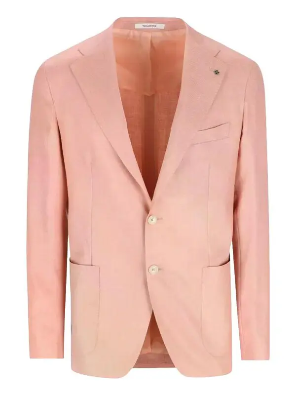 Tagliatore Buttoned Blazer - Pink