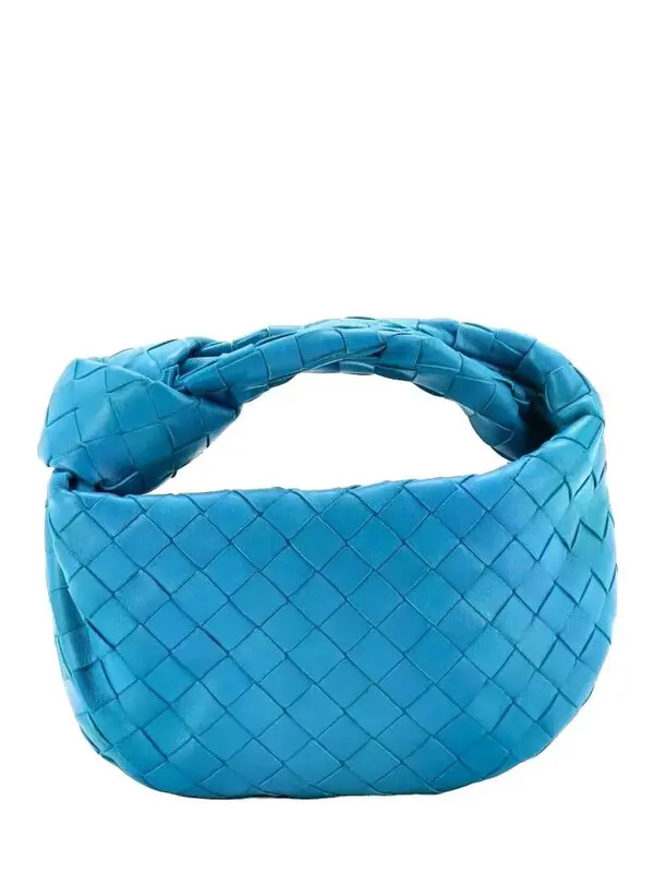 Bottega Veneta Jodie Intrecciato Nappa Mini Hobo Bag - Blue