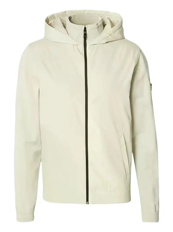 BOSS Hooded Zip-up Jacket - Neutrals