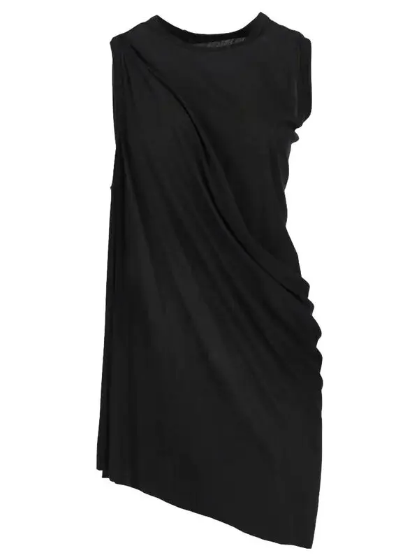 Rick Owens Draped Mini Dress - Black