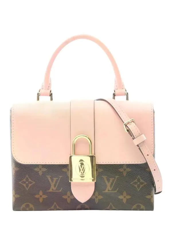LOUIS VUITTON Monogram Locky Bb Satchel - Brown