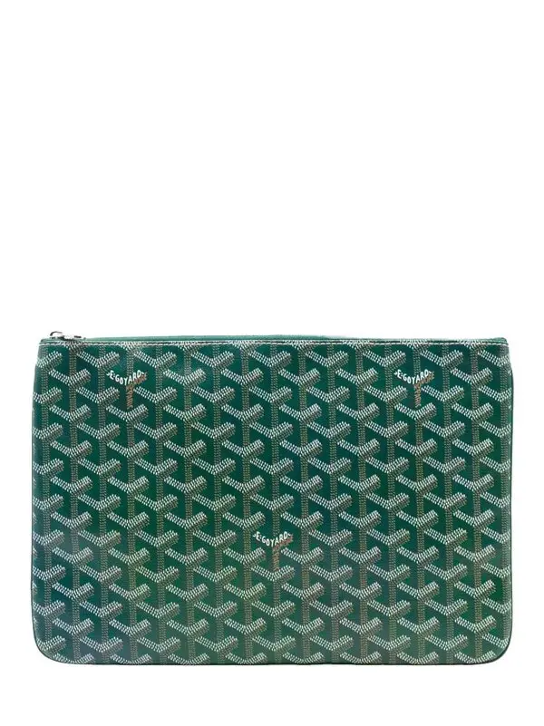 Goyard 2018 Senat Mm Clutch Bag - Green