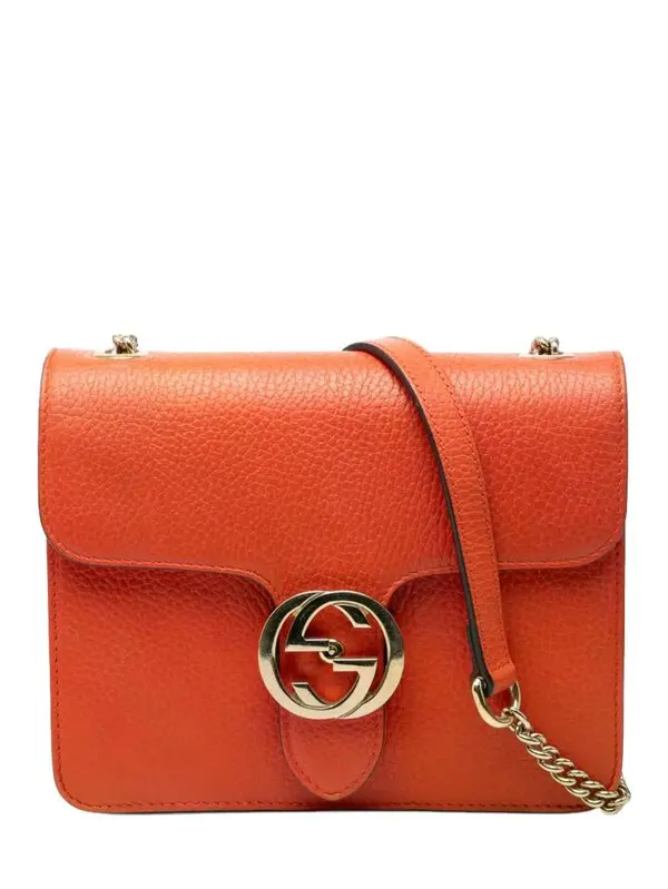 Gucci Interlocking G Crossbody Bag - Orange