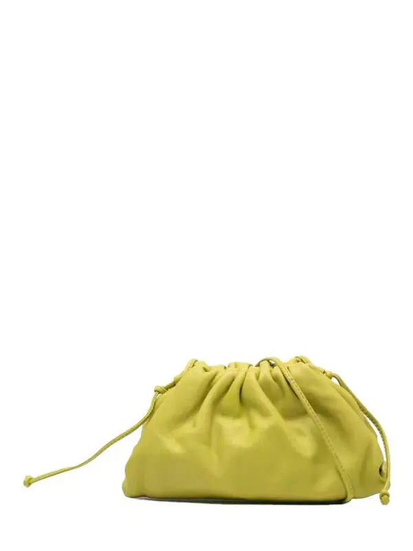 Bottega Veneta 2012-2025 Lambskin The Mini Pouch Crossbody Bag - Green