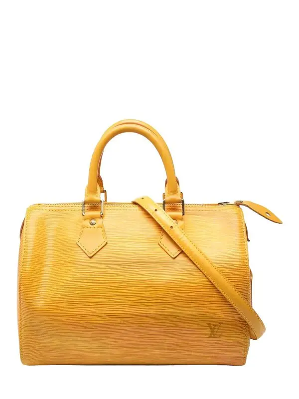 LOUIS VUITTON 1995 Epi Speedy 25 Boston Bag - Yellow