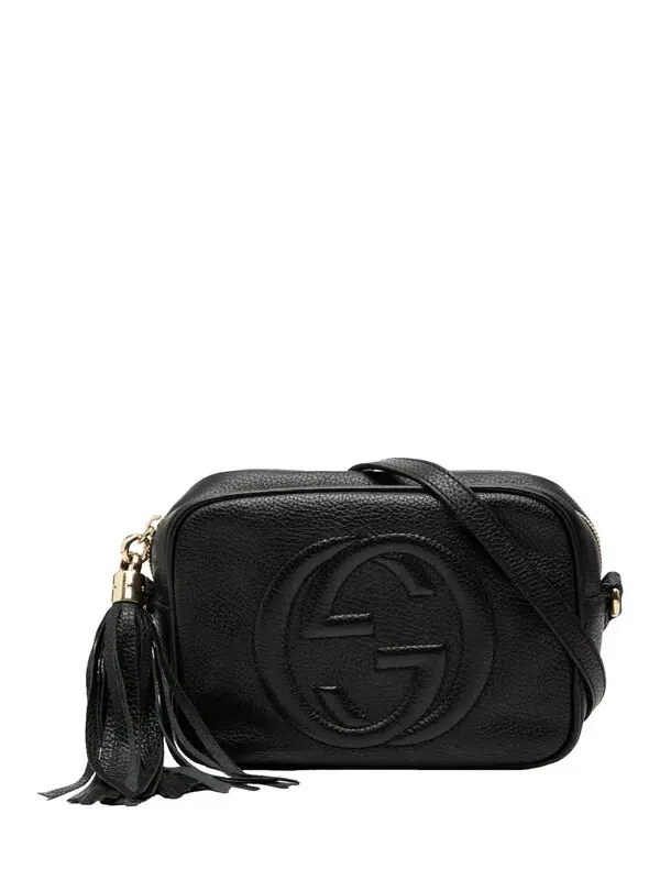 Gucci Leather Soho Disco Crossbody Bag - Black