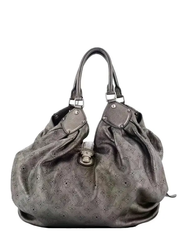 LOUIS VUITTON Xl Mahina Leather Hobo Bag - Metallic