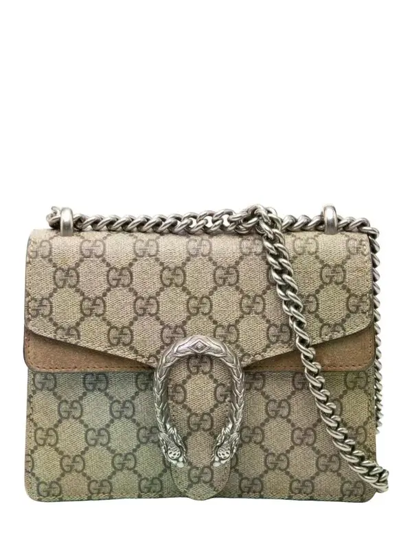 Gucci Small Gg Supreme Dionysus Crossbody Bag - Brown