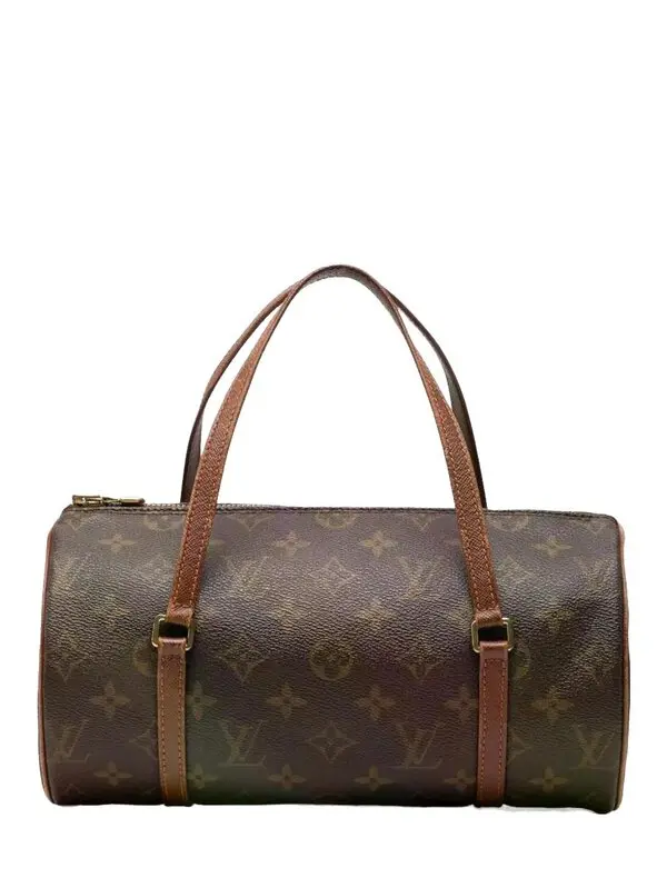 LOUIS VUITTON 2001 Monogram Papillon 26 Handbag - Brown
