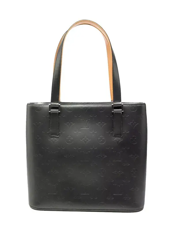 LOUIS VUITTON 2003 Monogram Mat Stockton Tote Bag - Grey