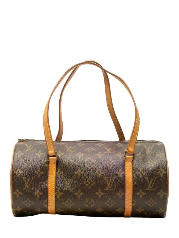 LOUIS VUITTON 2003 Monogram Papillon 30 Handbag - Brown