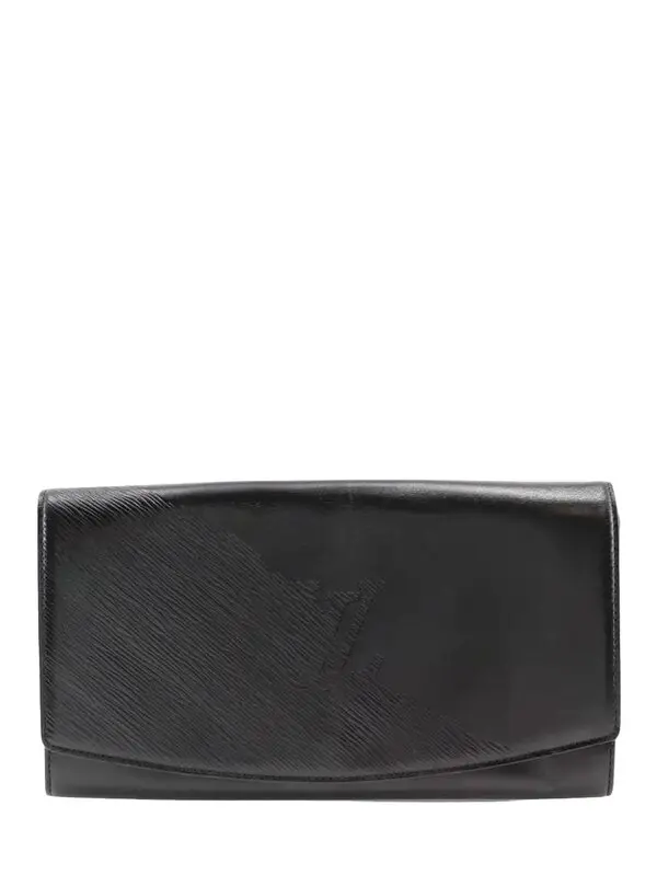 LOUIS VUITTON 1991 Opera Line Aegean Clutch - Black