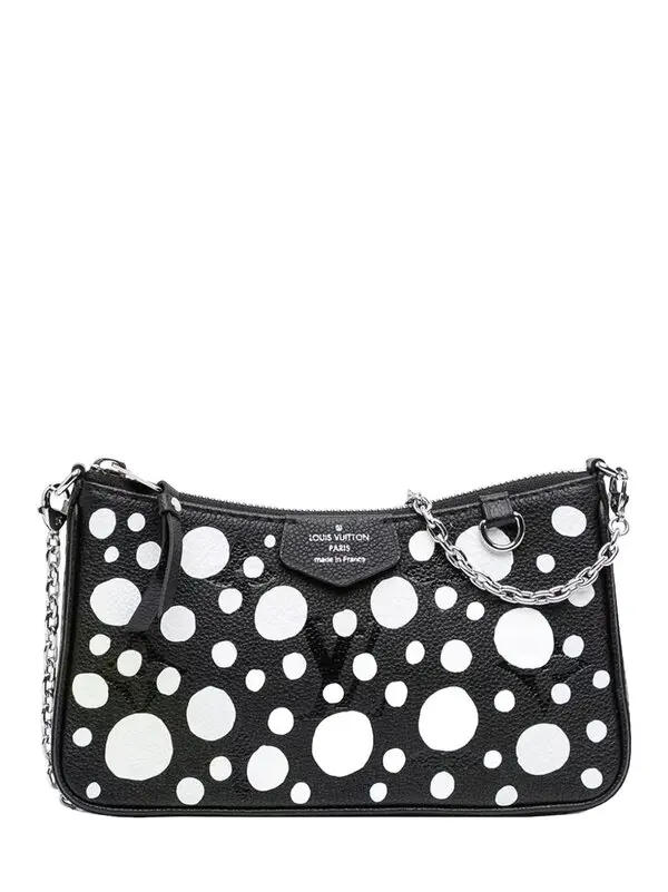 LOUIS VUITTON Yayoi Kusama Monogram Giant Empreinte Infinity Dots Easy Pouch On Strap - Black