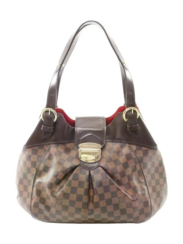 LOUIS VUITTON 2010 Damier Ebene Sistina Gm Shoulder Bag - Brown