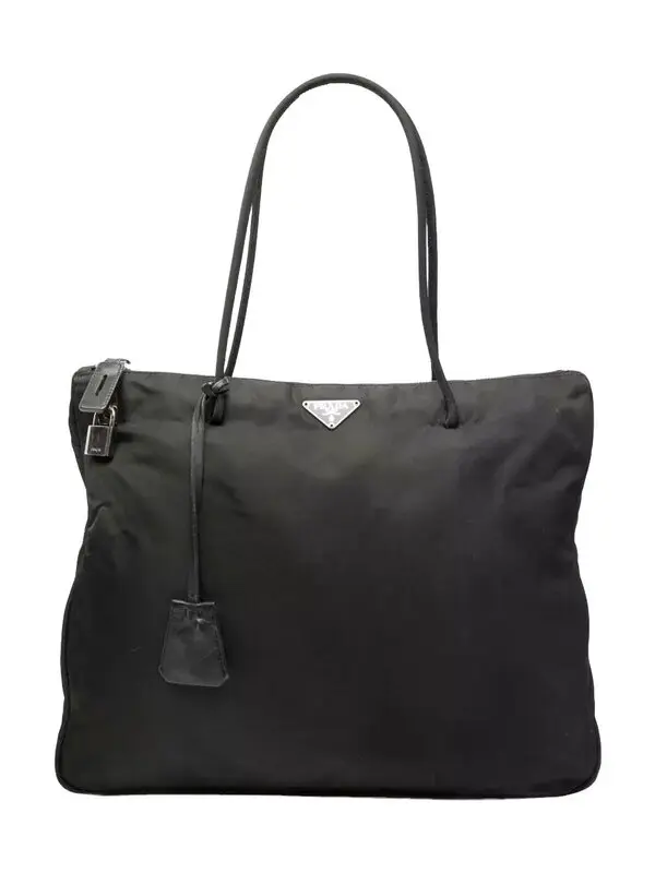 Prada 2000-2013 Tessuto Tote Bag - Black