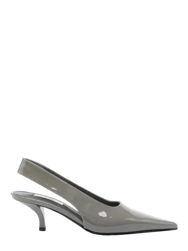 TOTEME Pointed-toe Slingback Pumps - Grey