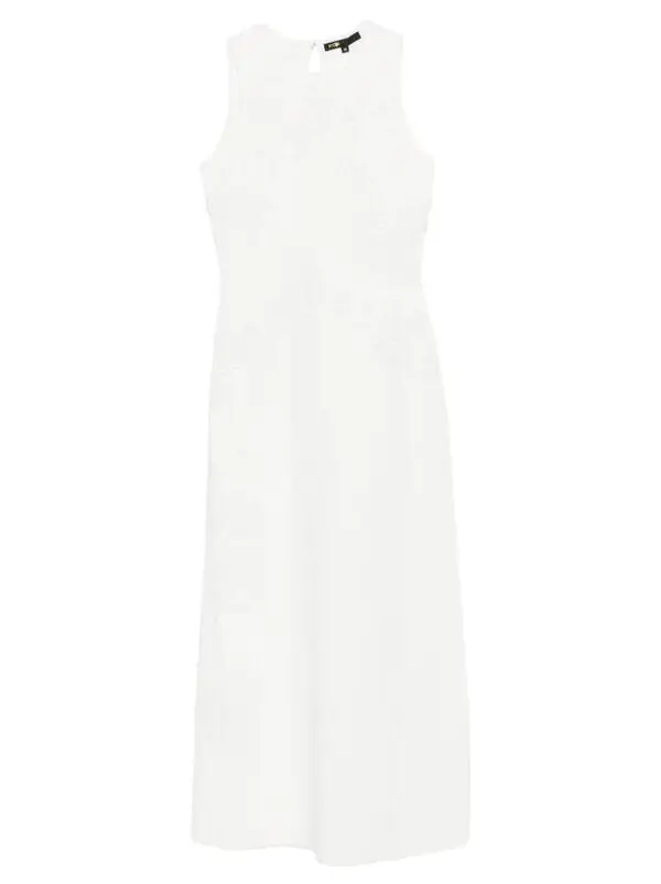 Maje Sleeveless Midi Dress - White