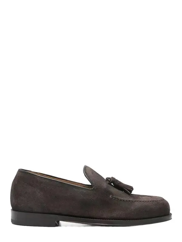 CENERE GB Tassel Loafers - Brown