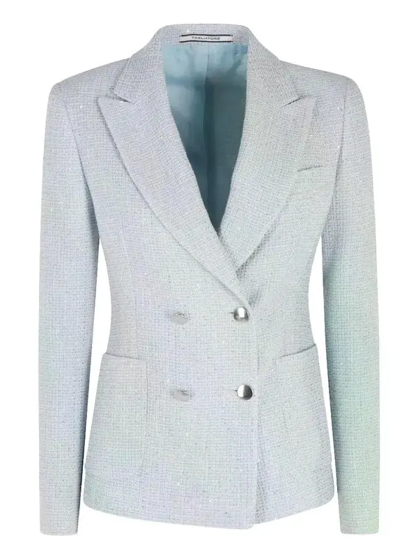 Tagliatore Double-breasted Blazer - Blue