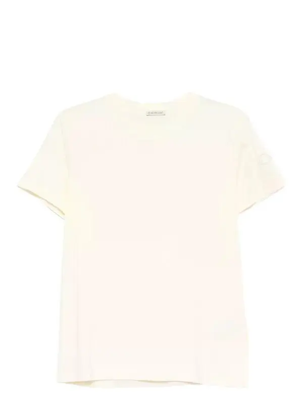 Moncler Round-neck T-shirt - Neutrals