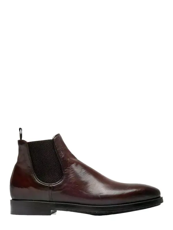 Officine Creative Elasticated Leather Boots - Brown