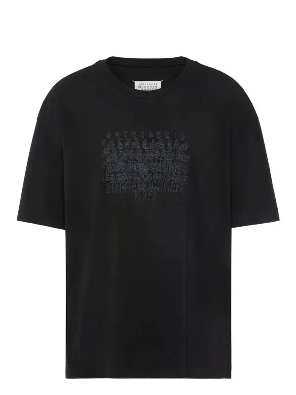 MAISON MARGIELA Print T-shirt - Black