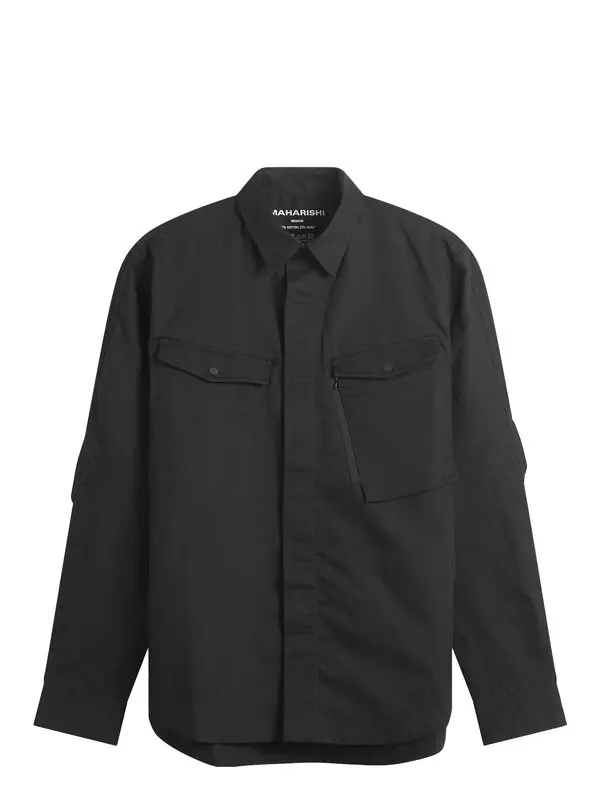 MAHARISHI Hemp Custom Shirt - Black