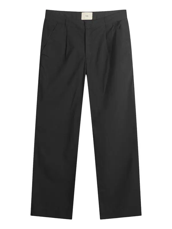 Folk Signal Pant - Black Tech Poplin
