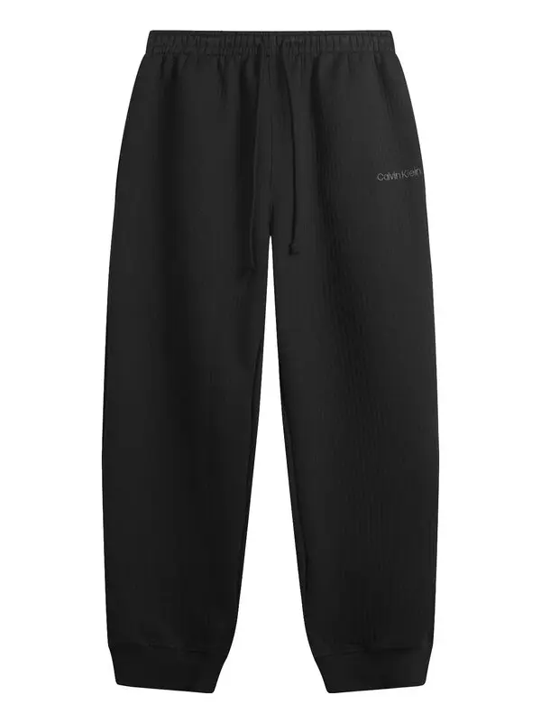 Calvin Klein Modern Terry Quilted Jogger - Black