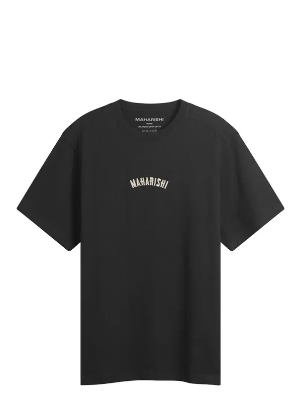 MAHARISHI Organic Logo T-shirt - Black