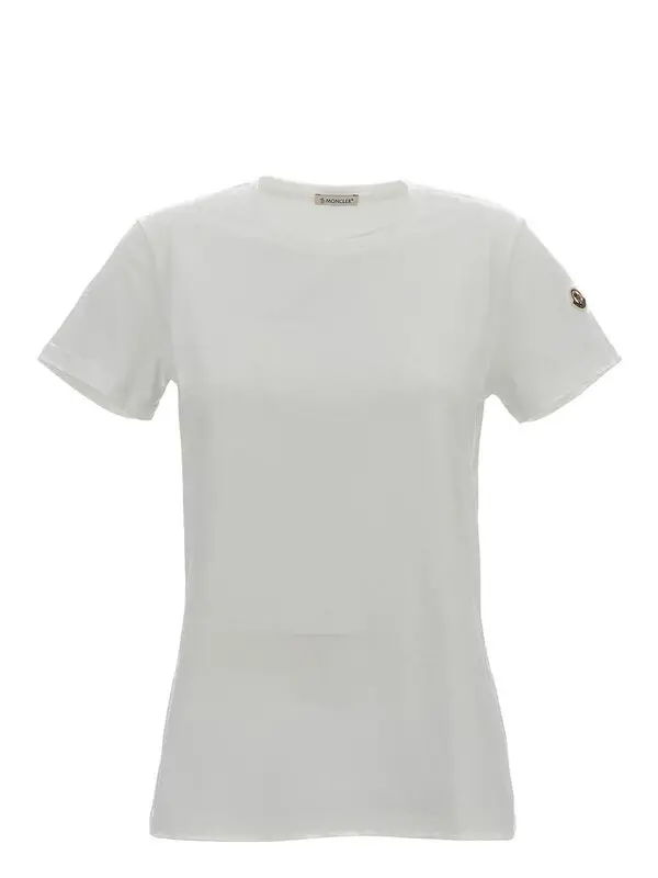 Moncler Maglietta Girocollo - White