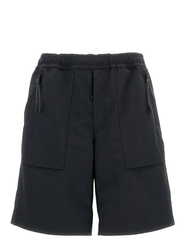 Moncler Technical Twill Shorts - Black